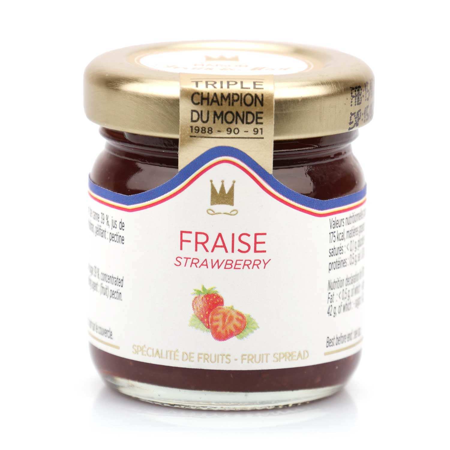 Mini strawberry jam - Francis Miot - Maison Francis Miot