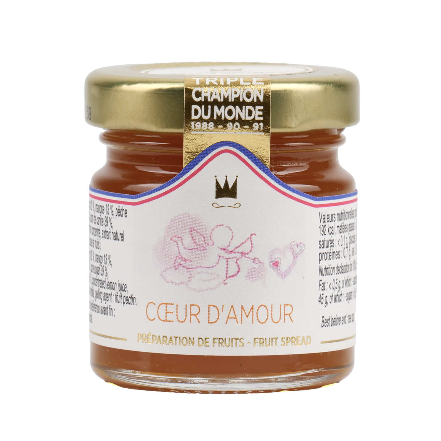 Mini Heart of Love Jam (Exotic Fruits, Champagne) - Francis Miot ...