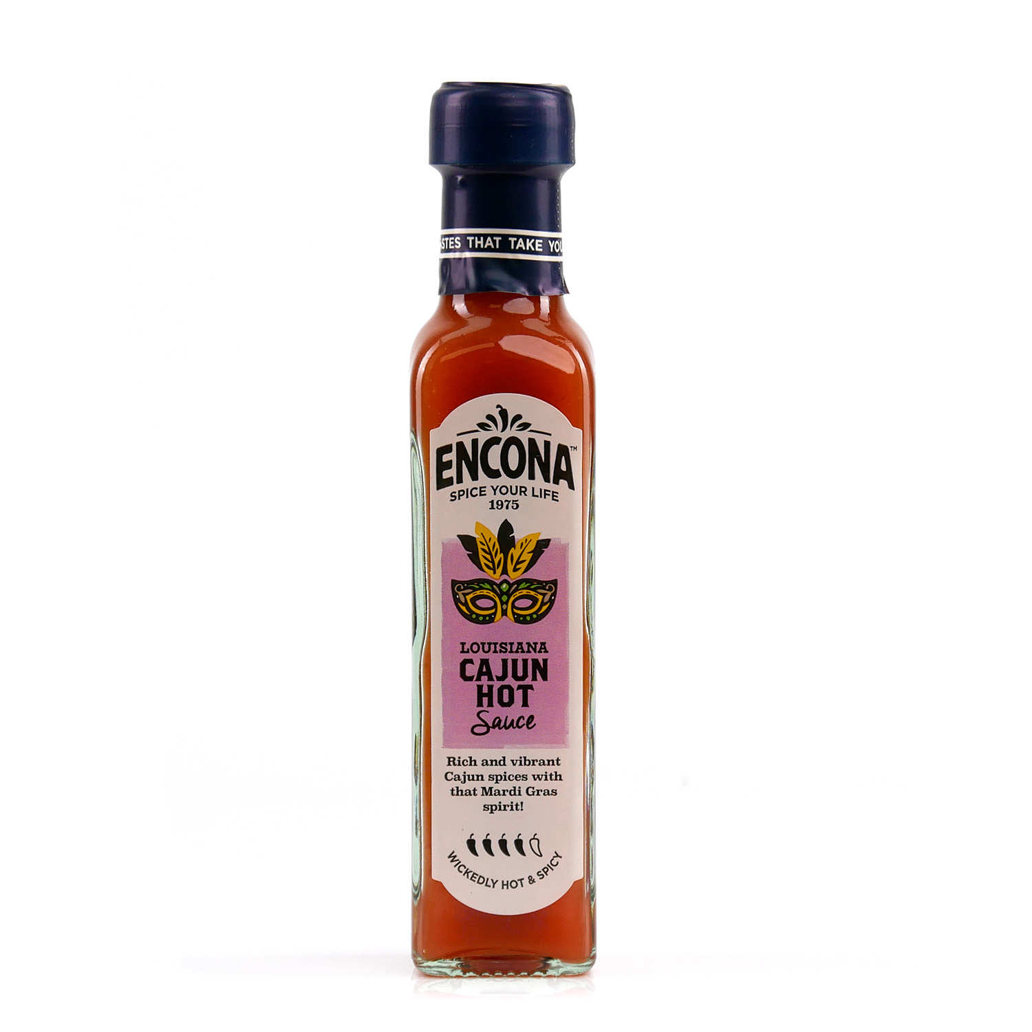 Encona Cajun Hot - Sauce cajun pimentée forte - Encona