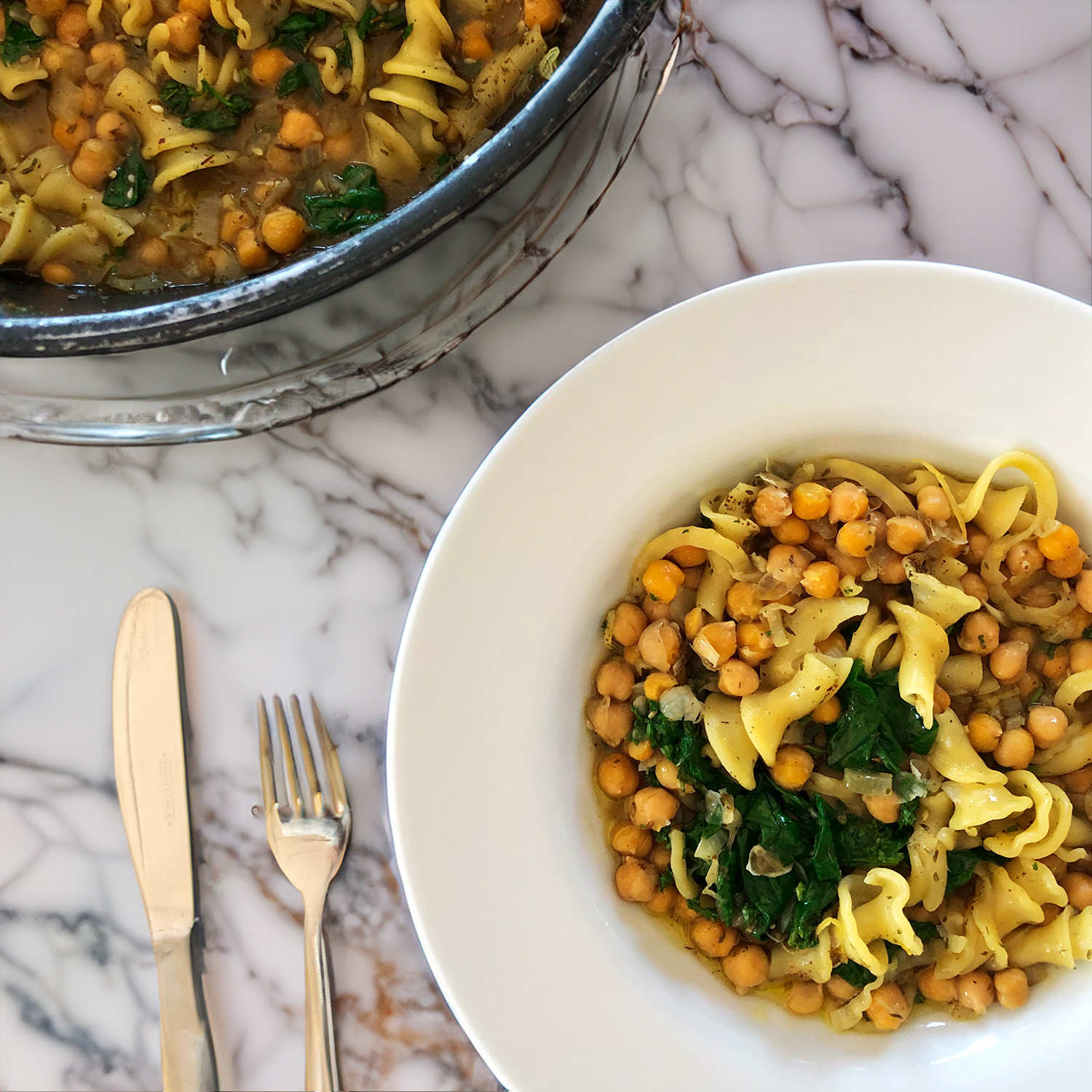 Recipe kit - Gigli pasta with chickpeas and zaatar (4 people)