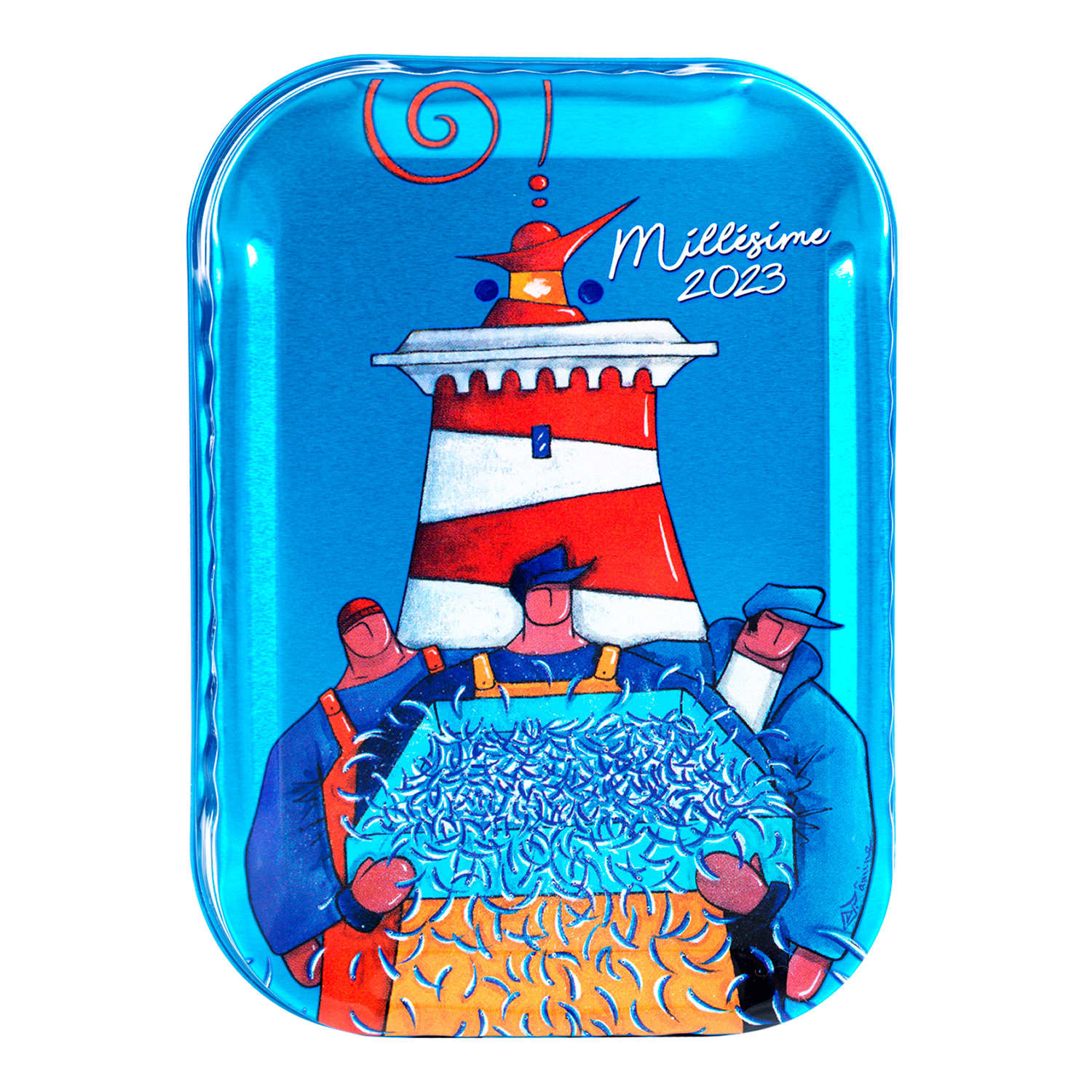 Old-fashioned sardines in olive oil vintage 2023 - Red & white ...