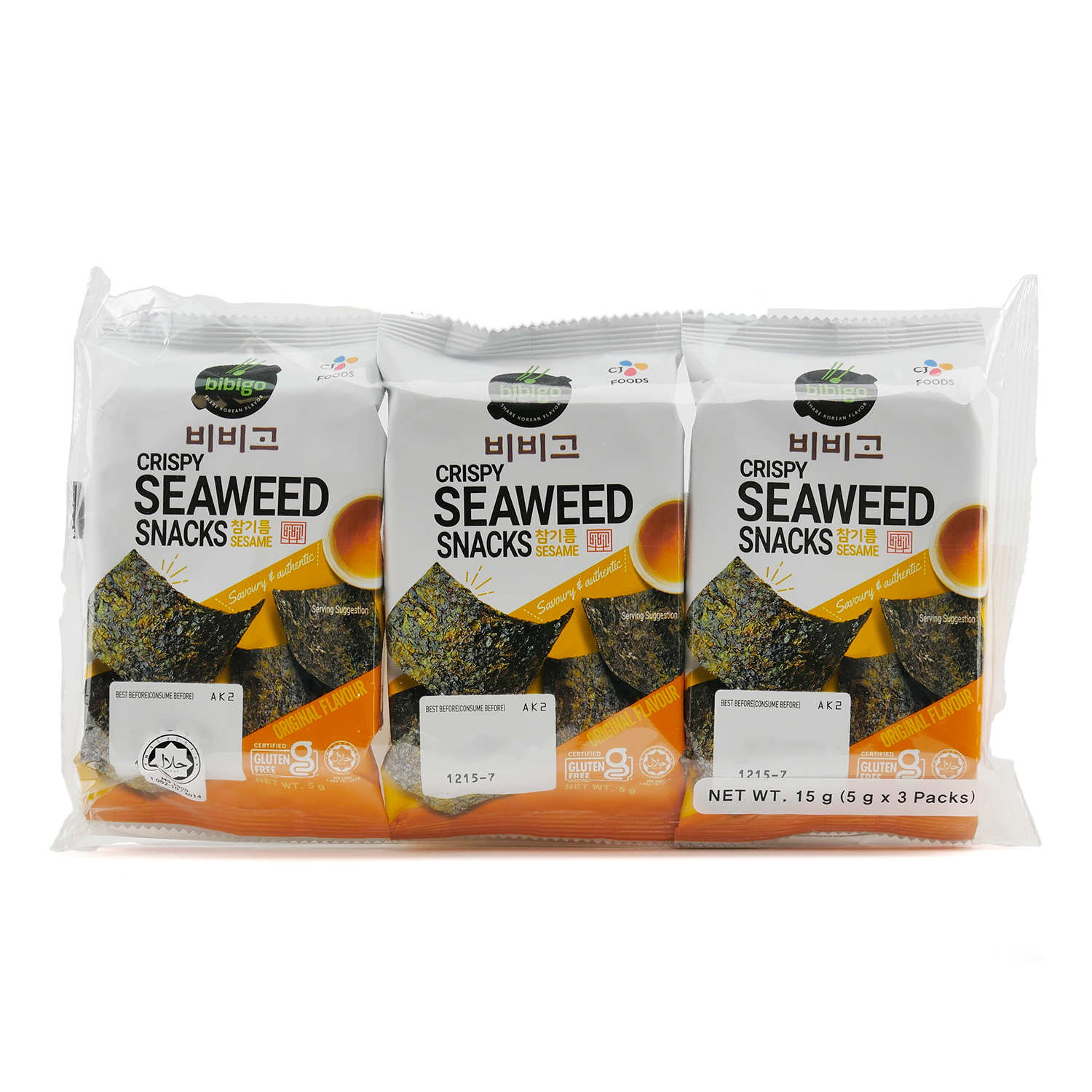 Original Korean seaweed chips - Bibigo