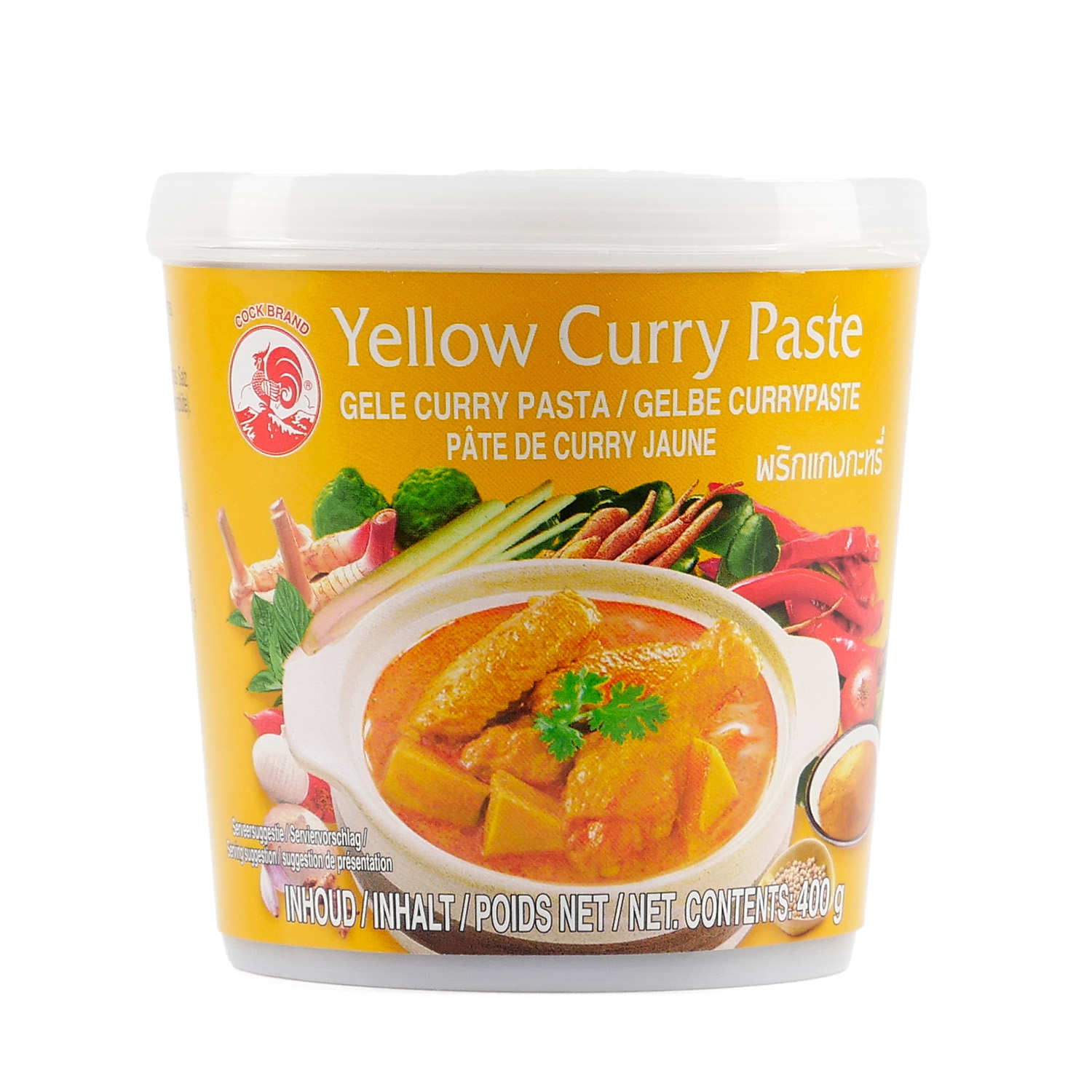 Pâte de curry jaune - Cock Brand
