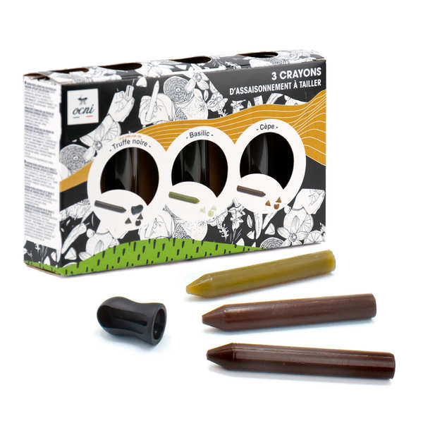 Coffret Festin Festif 3 crayons d'assaisonnement - Truffe noire ...