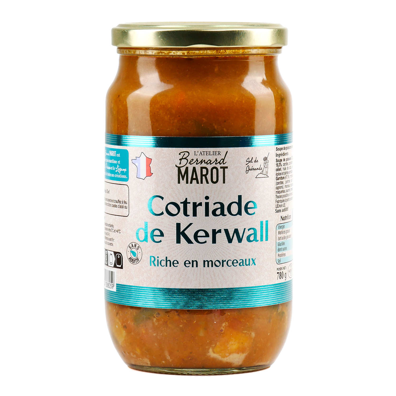 Cotriade de Kerwall - Soupe de poisson riche en morceaux - Bernard Marot