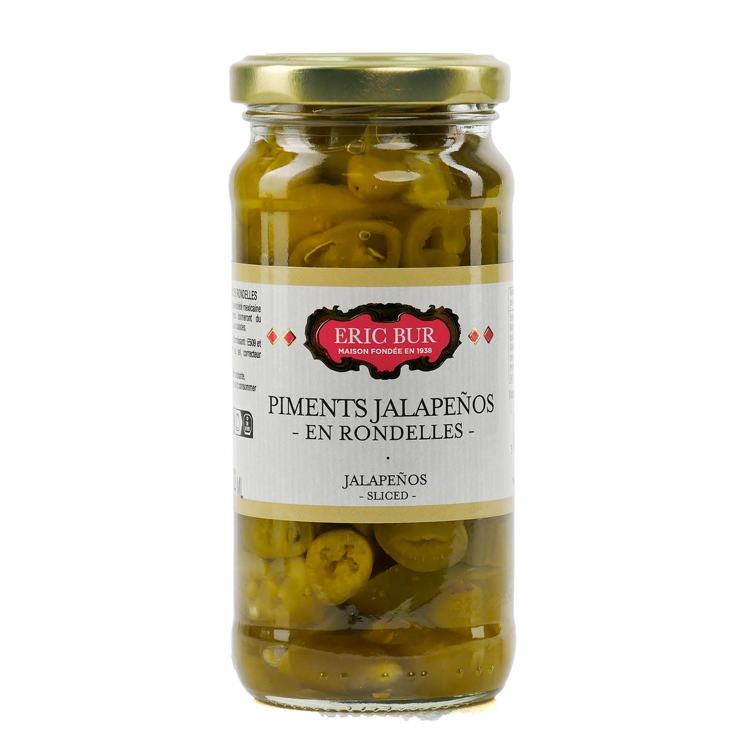 Piments Jalapeños en rondelles - Eric Bur