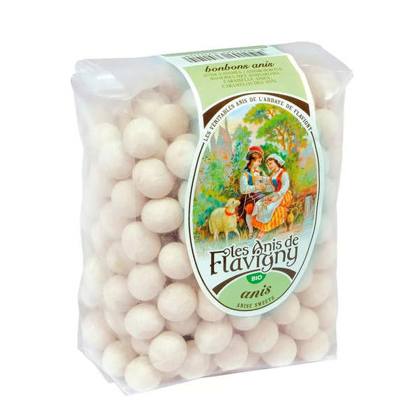 Les Anis De Flavigny Organic Candies in 250g bag - Les Anis de Flavigny