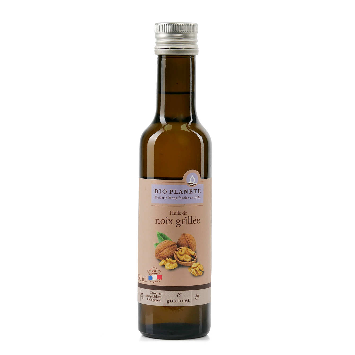 Organic toasted walnut oil from France - BioPlanète