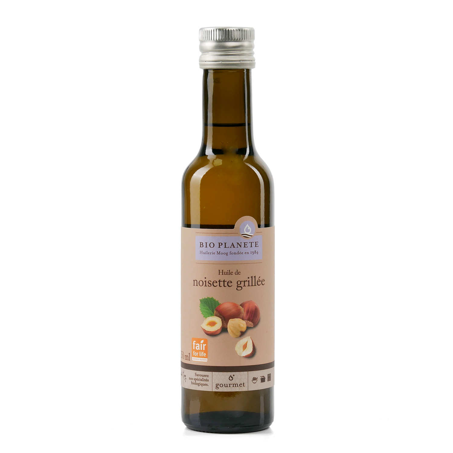 Organic roasted hazelnut oil from France - BioPlanète