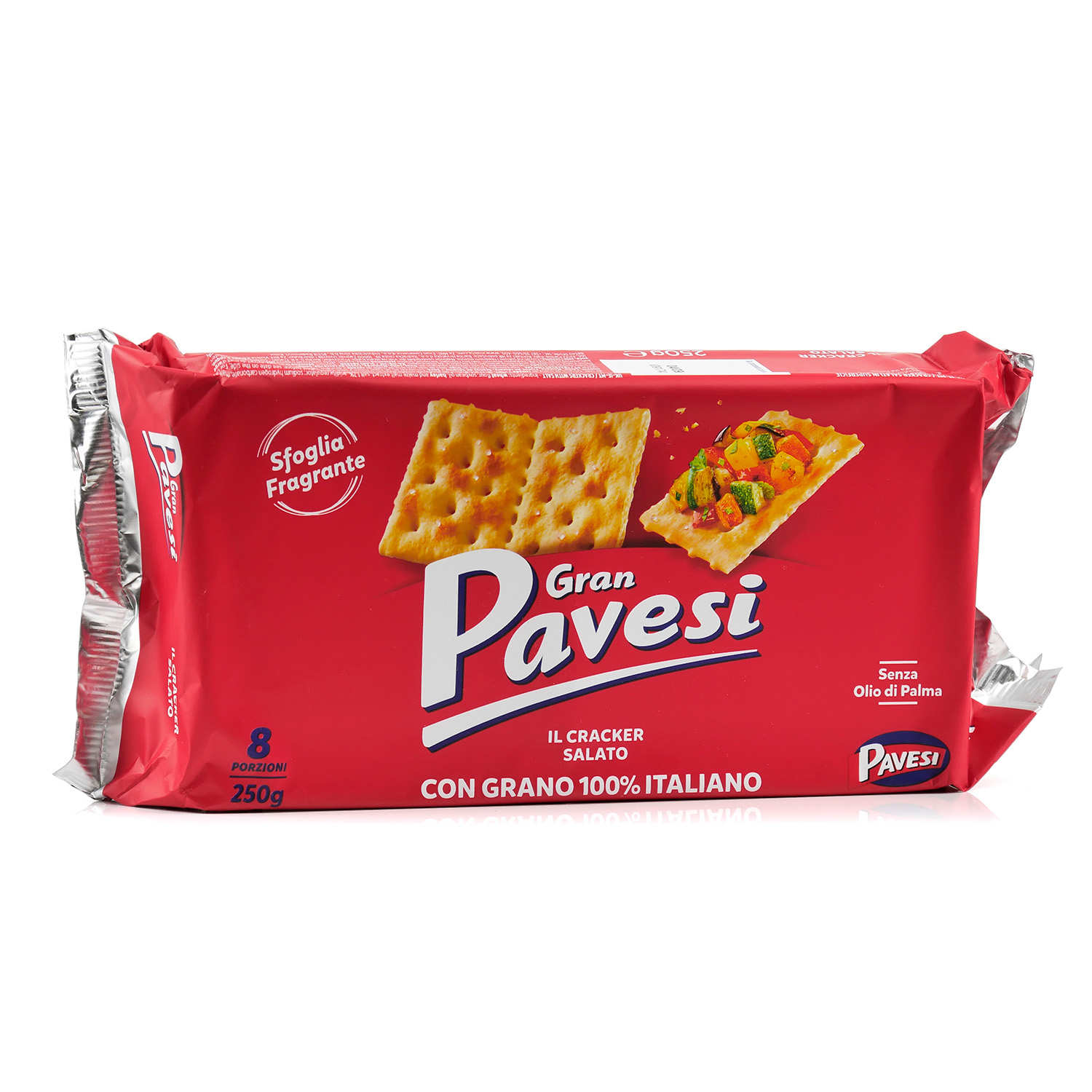 Granpavesi salati plain salty Italian crackers - Pavesi