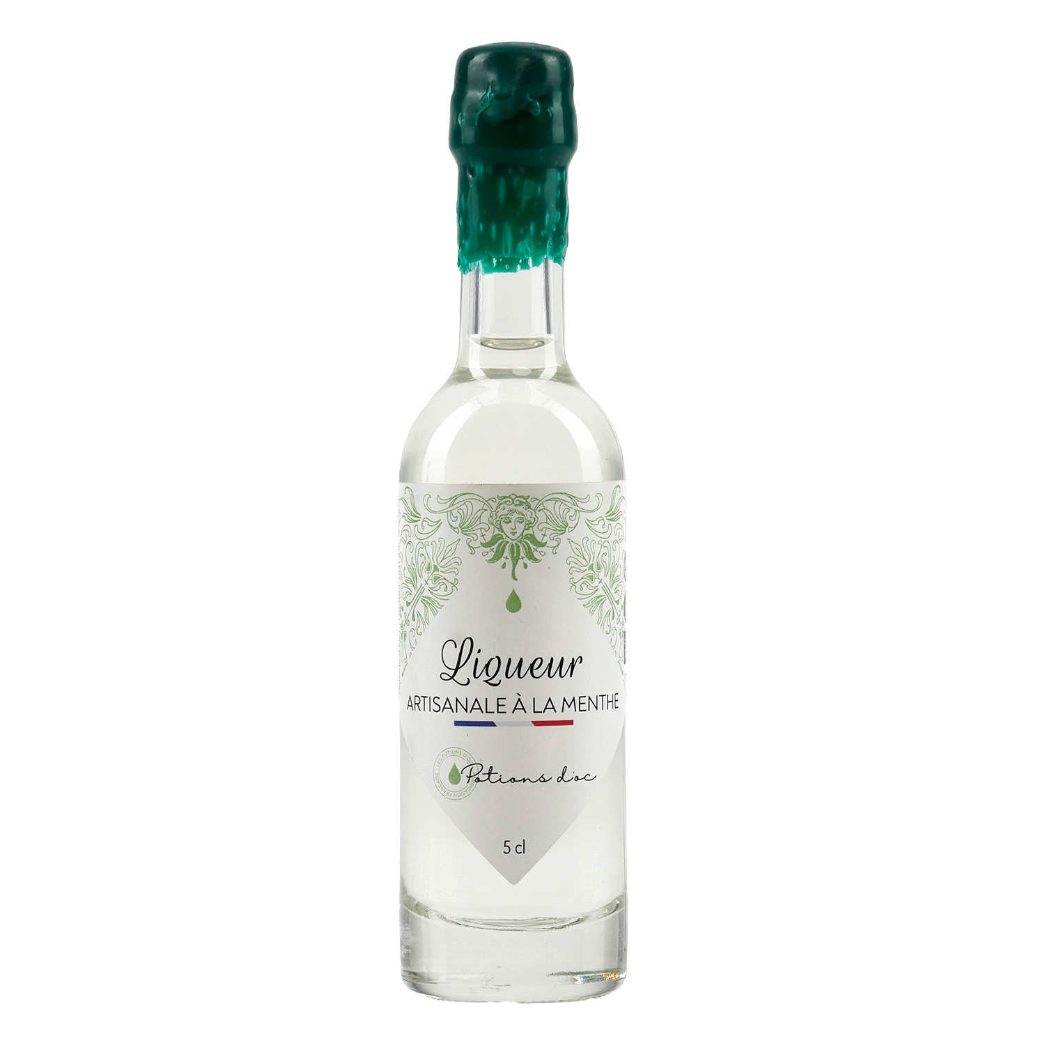 Mignonette of artisanal mint liqueur 15% - Les Potions d'Oc