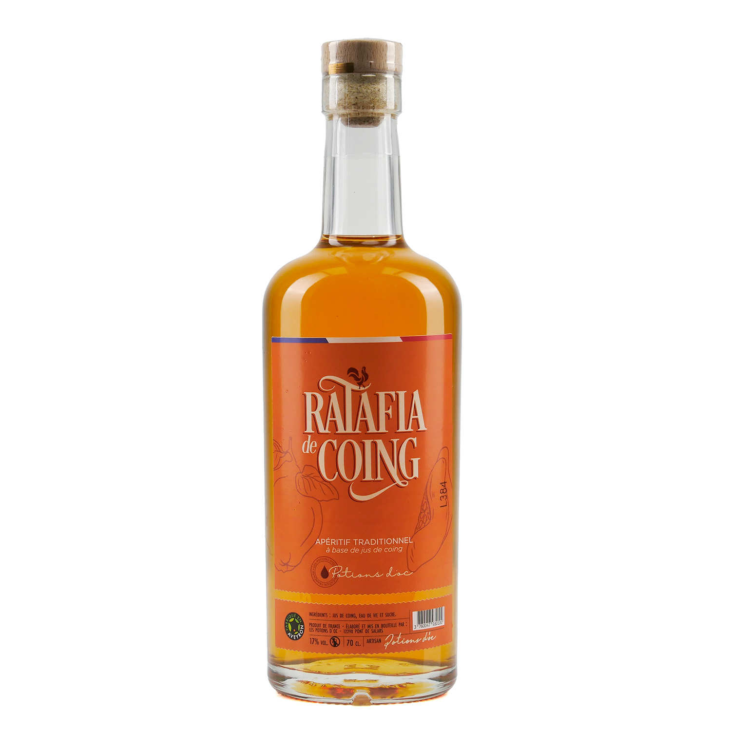 Ratafia of quince 17% - Les Potions d'Oc