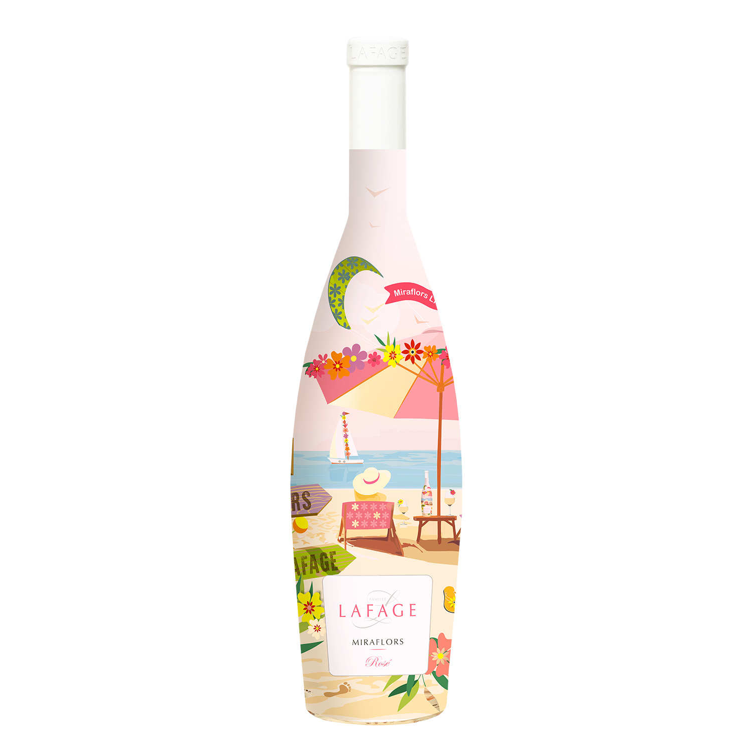 Domaine Lafage - Côtes du Roussillon vin rosé Miraflors "Edition ...