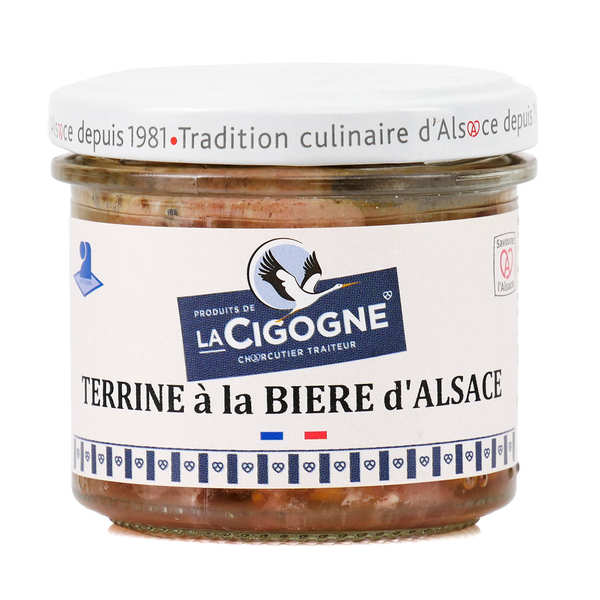 Terrine with Alsace beer - Produits de la Cigogne