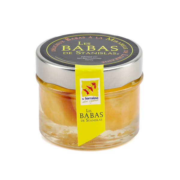 Mini babas with Lorraine mirabelle plum brandy - Les babas de Stanislas