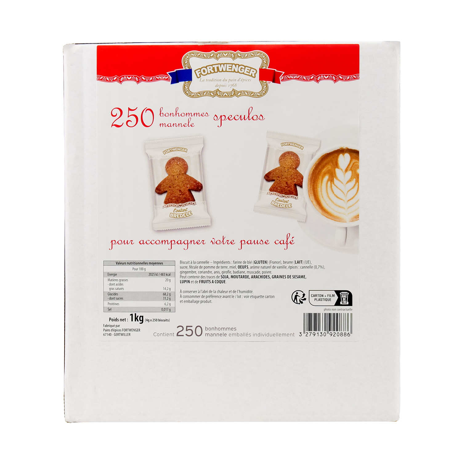 Bredele - individual speculoos cookie man - Fortwenger