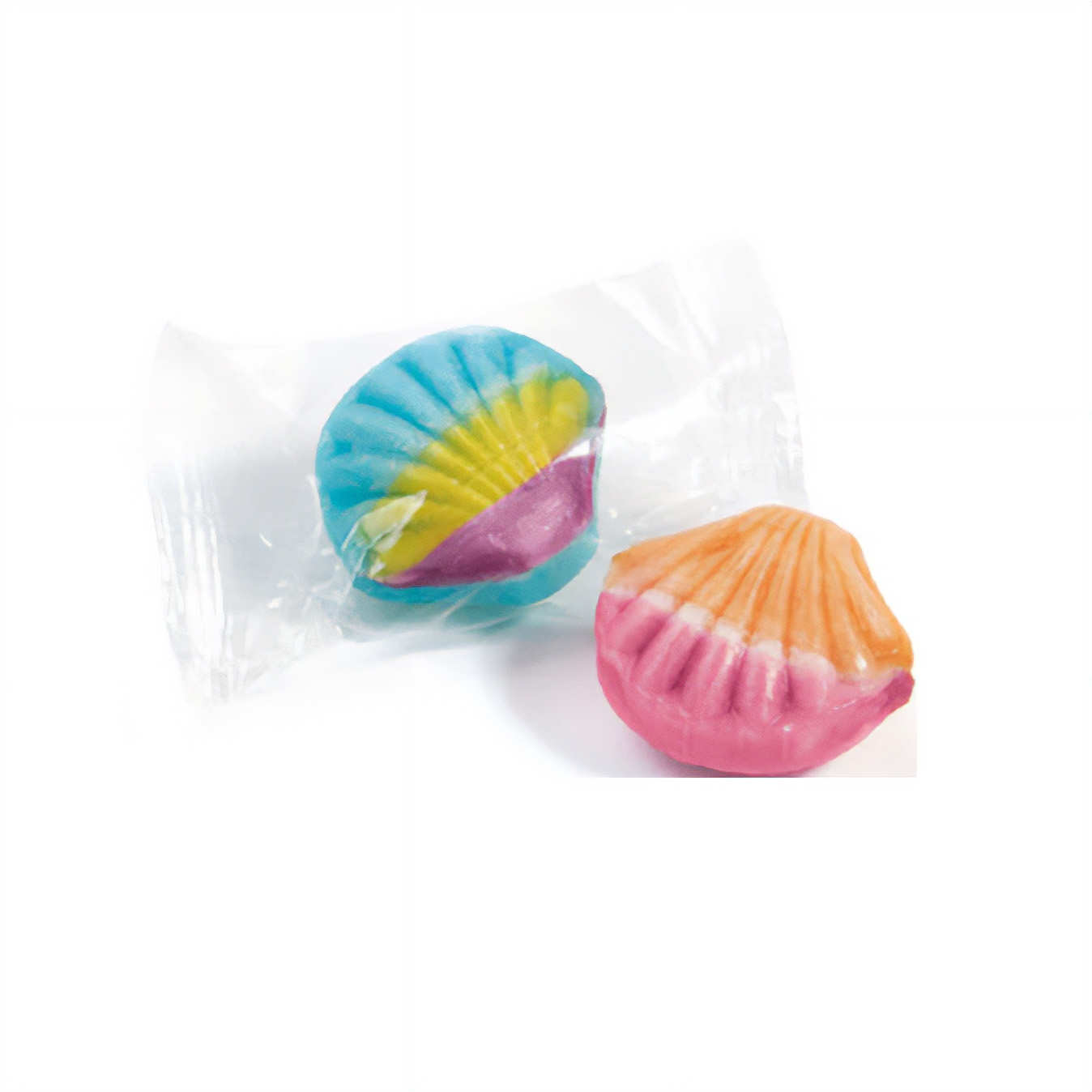 VRAC Bonbon coque fourrée fruit flowpack x1 - Assortiment cerise ...