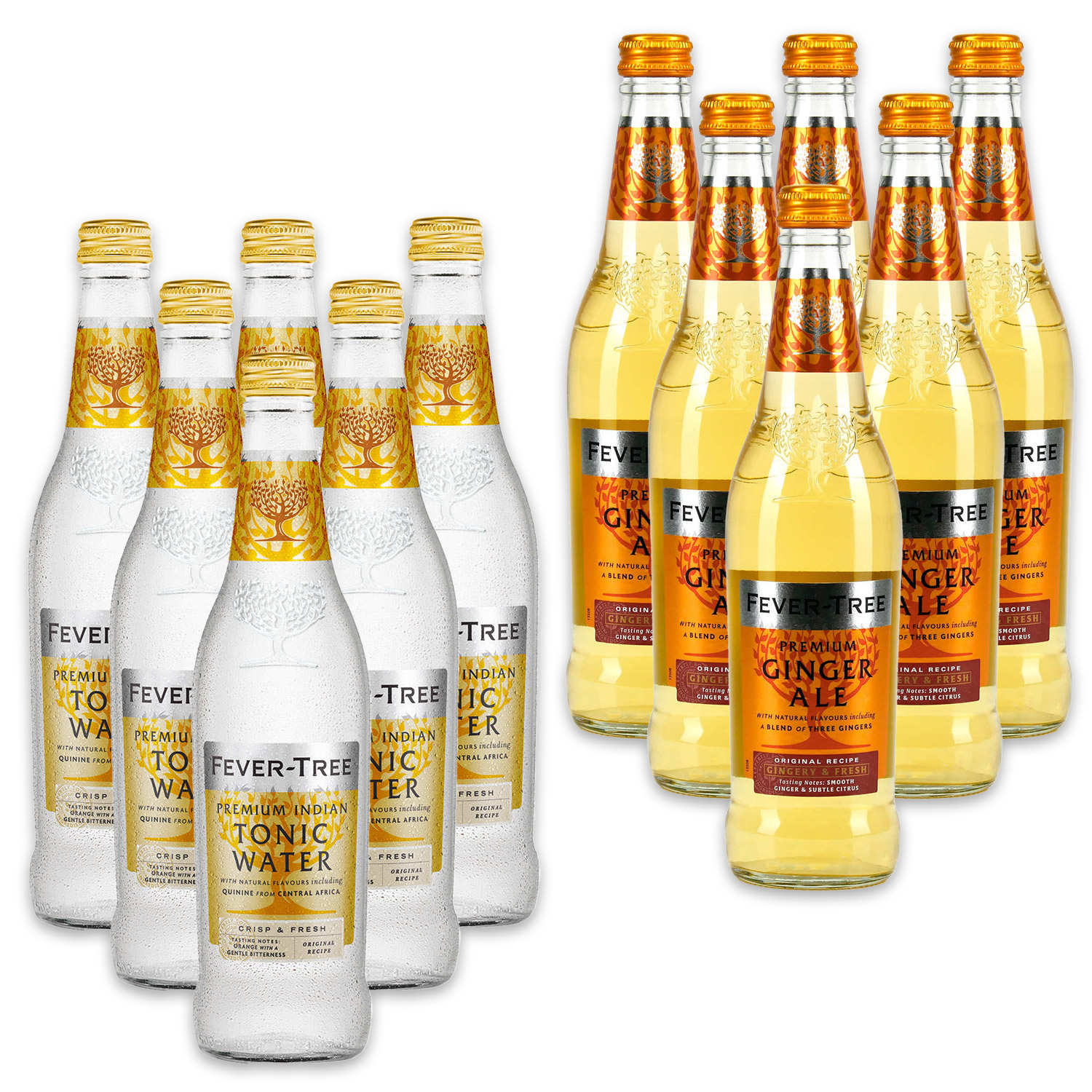 Indian Tonic and Ginger Ale Fever Tree assortment - Fever Tree
