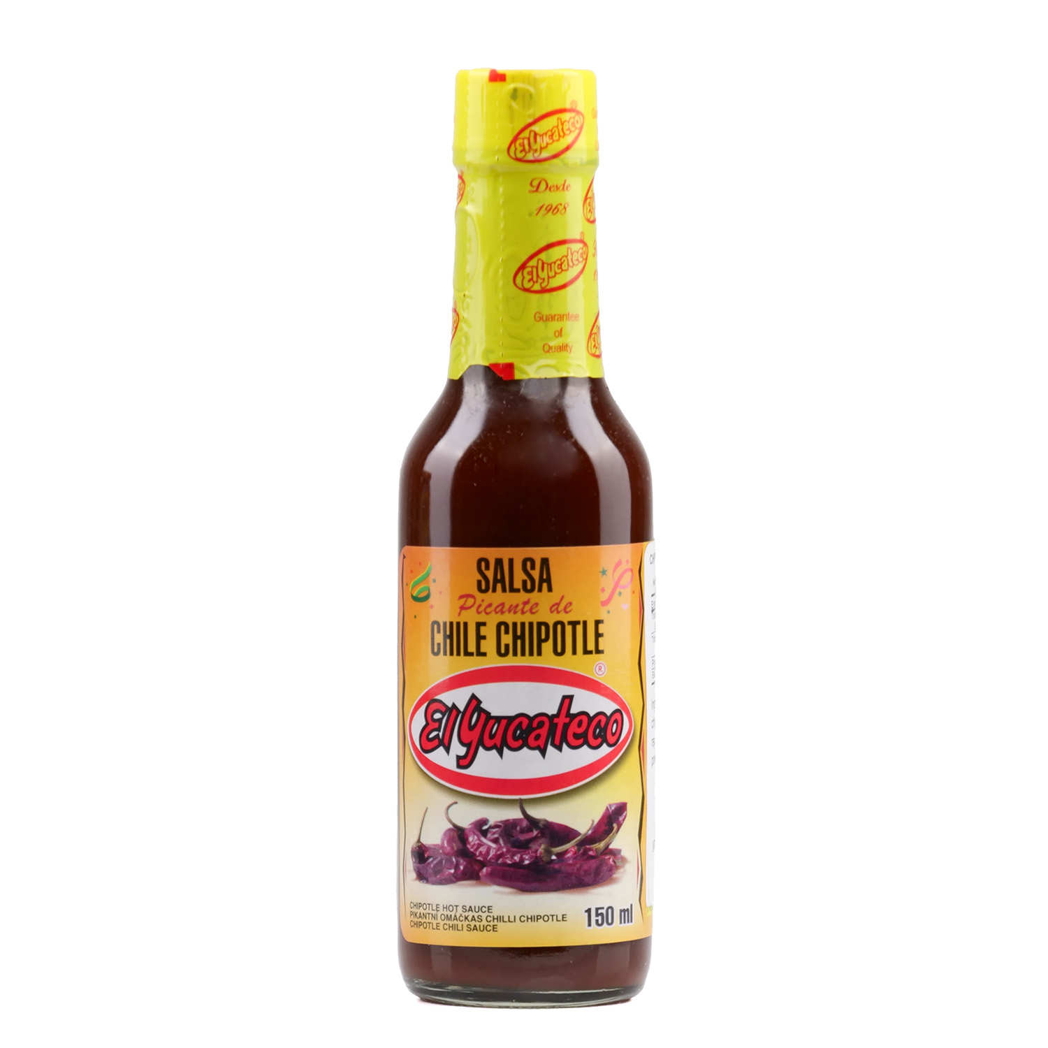 El Yucateco Chipotle - Mexican Hot Sauce - El Yucateco