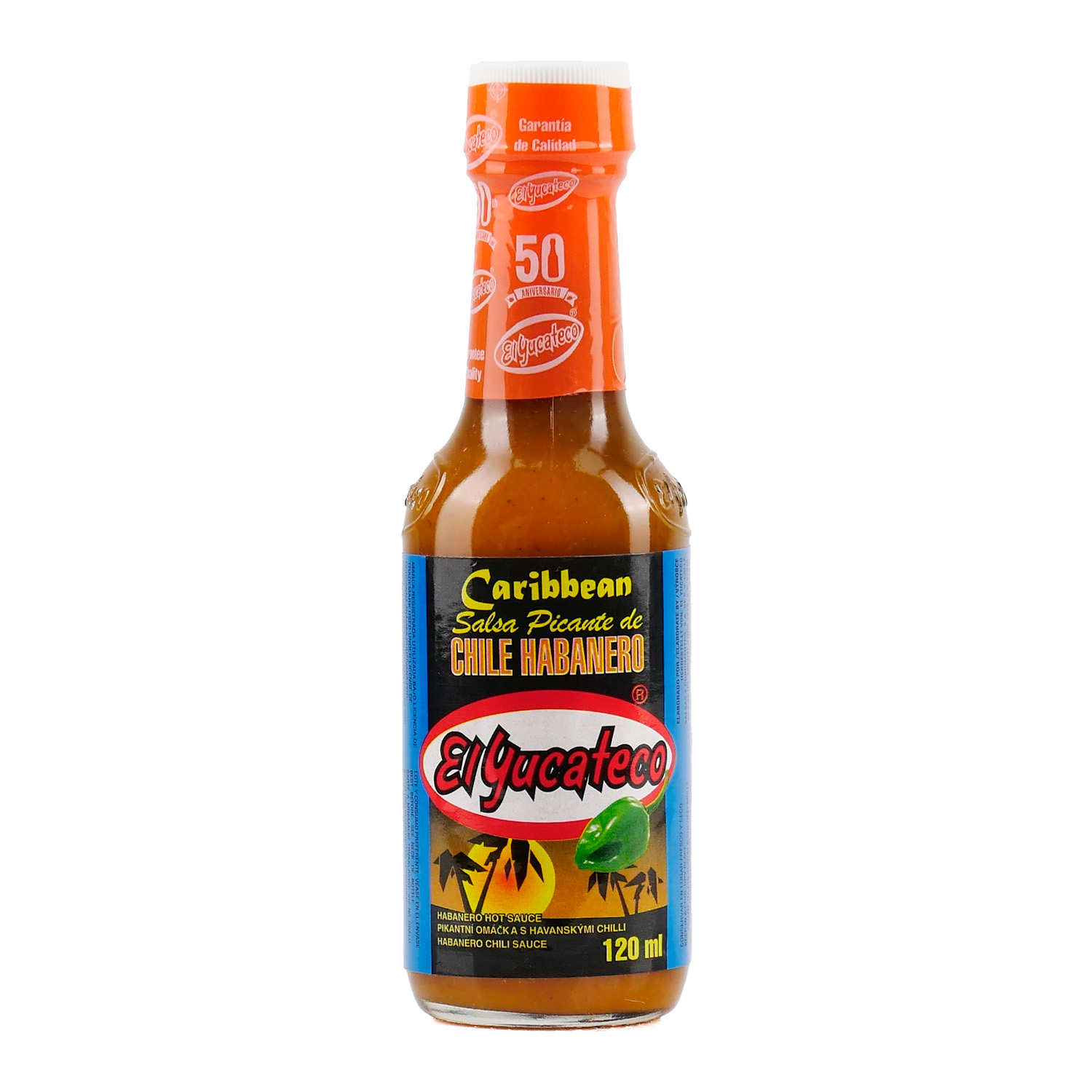 El Yucateco Caribbean Habanero - Mexican Hot Sauce - El Yucateco