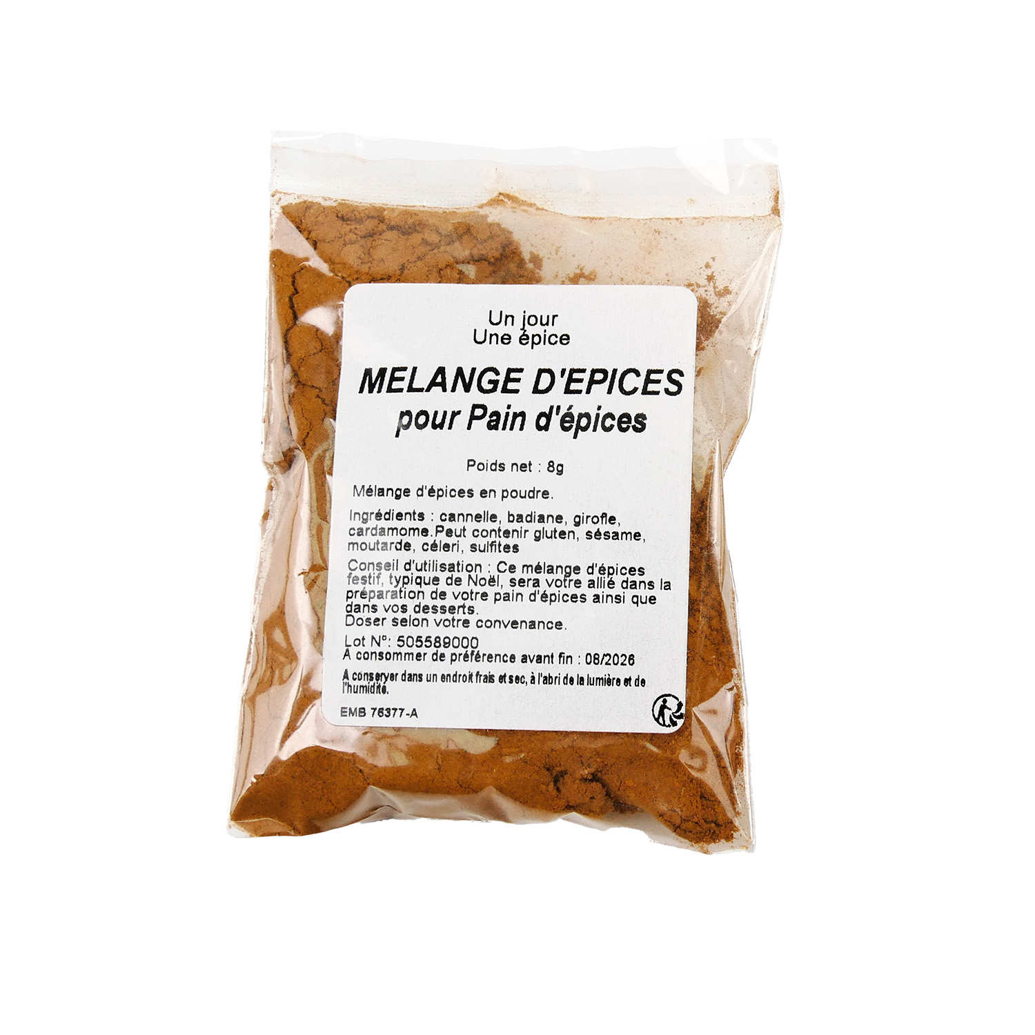 VRAC Sachet mélange d'épices pour pain d'épices - Un Jour, Une Epice