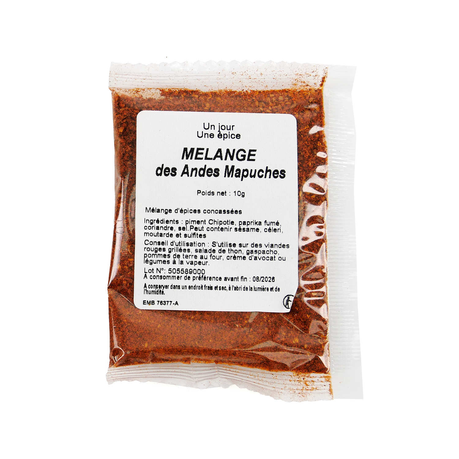 BULK Sachet of Mapuche spice mix from the Andes - Un Jour, Une Epice