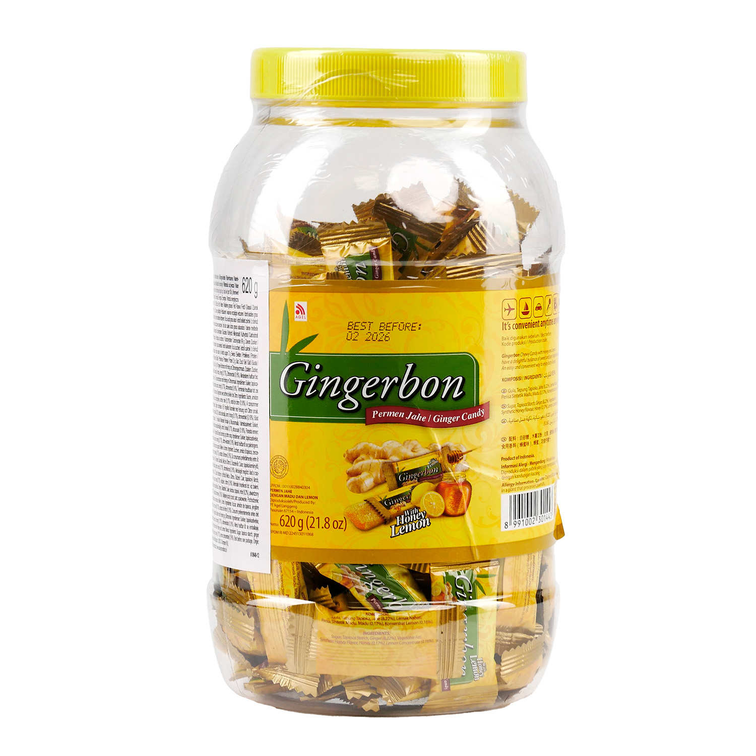 Gingerbon - Bonbons miel, citron, gingembre - Gingerbon