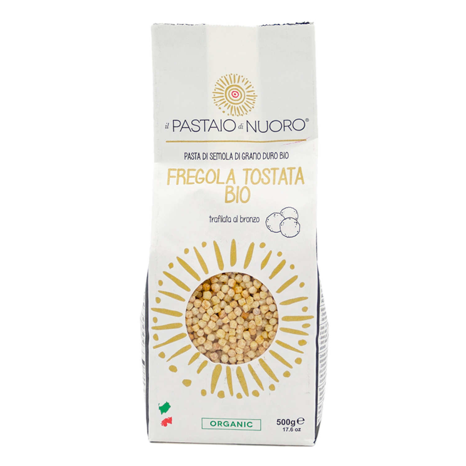 Organic toasted Fregola - Durum wheat semolina dough - Pastificio Dei ...