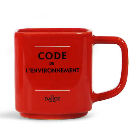 Mug "Code de l'environnement" Dalloz - Lefebvre Dalloz