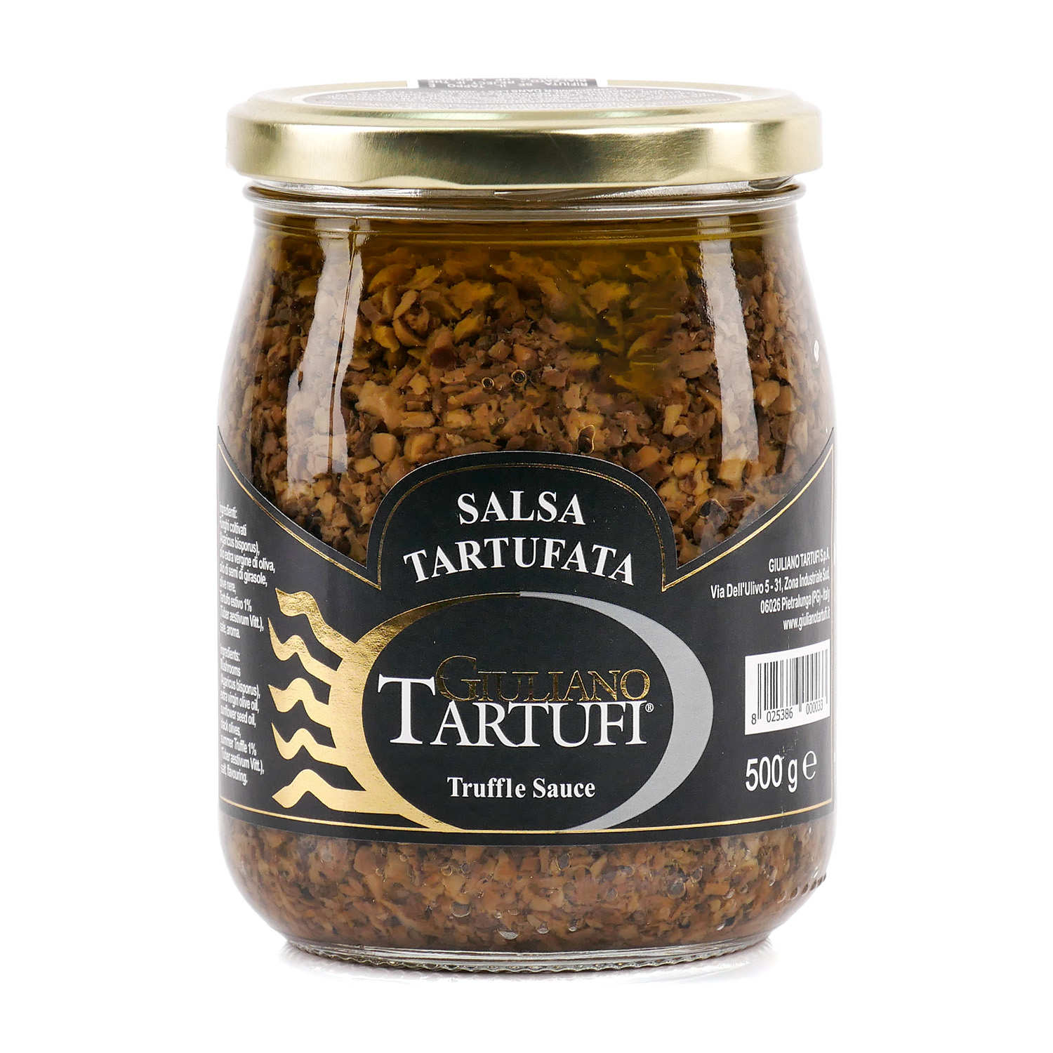 Truffle and mushroom tartufata sauce in bulk packaging - Giuliano Tartufi