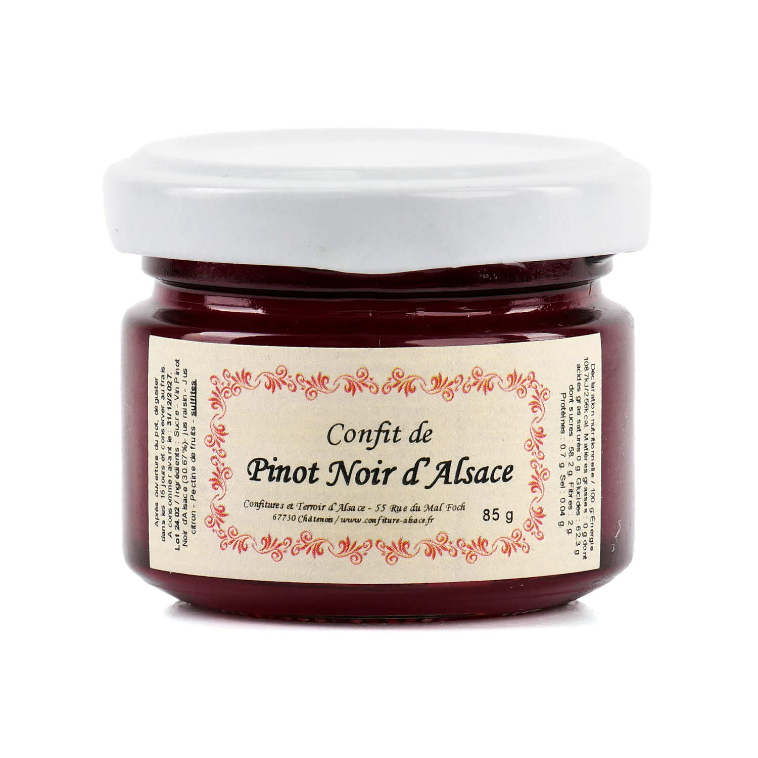 Alsatian confit of Pinot Noir - Les Confitures de Nicole