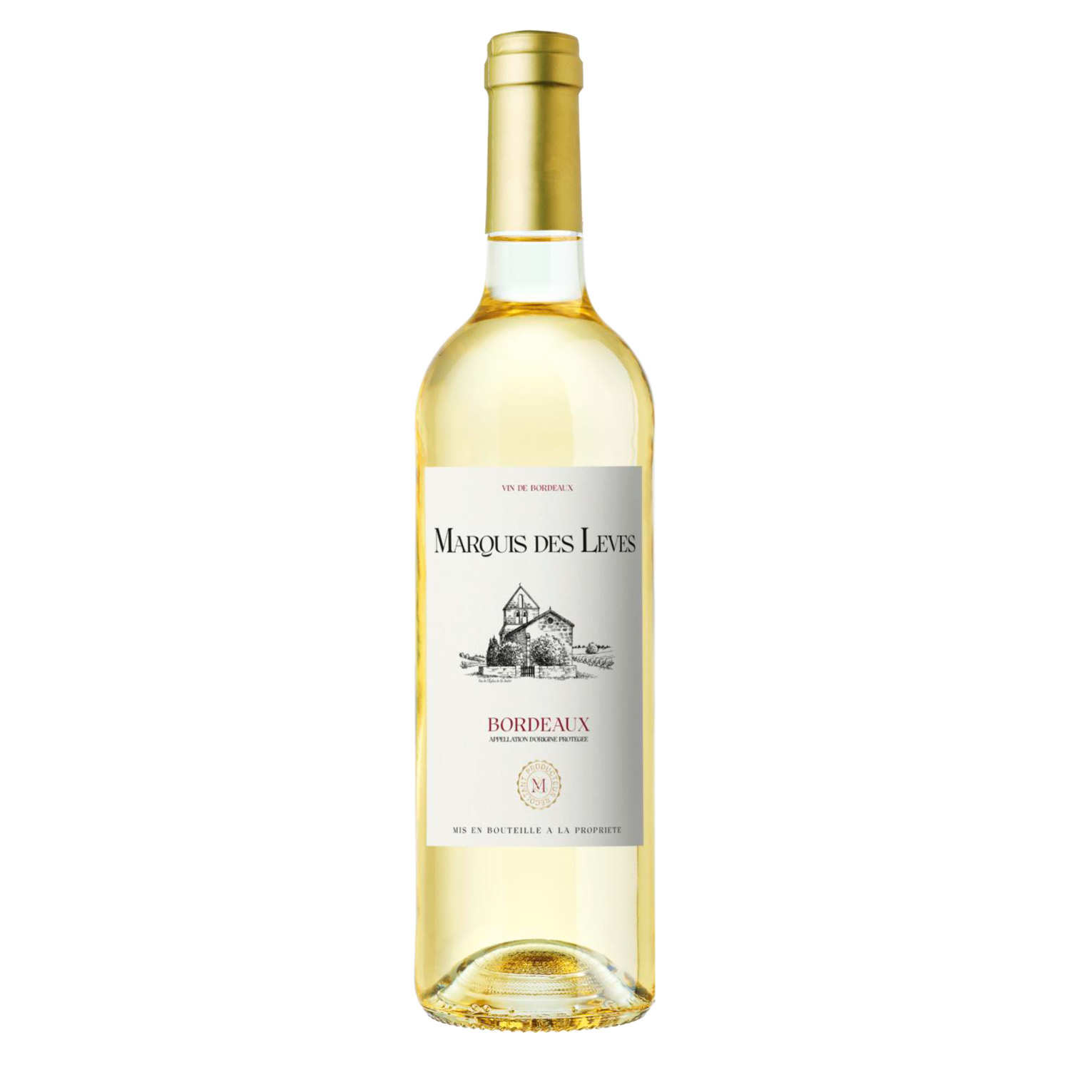 Bordeaux vin blanc moelleux Marquis des Lèves - Marquis des Lèves