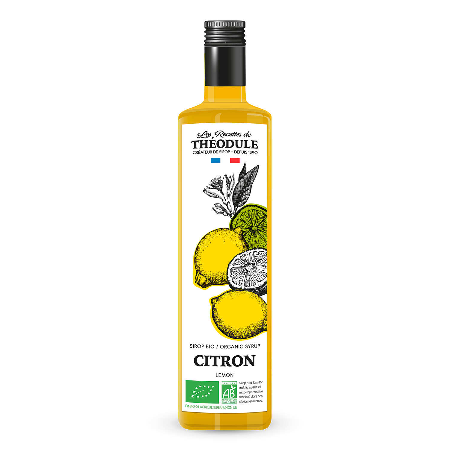 Sirop de citron bio - Les recettes de Théodule