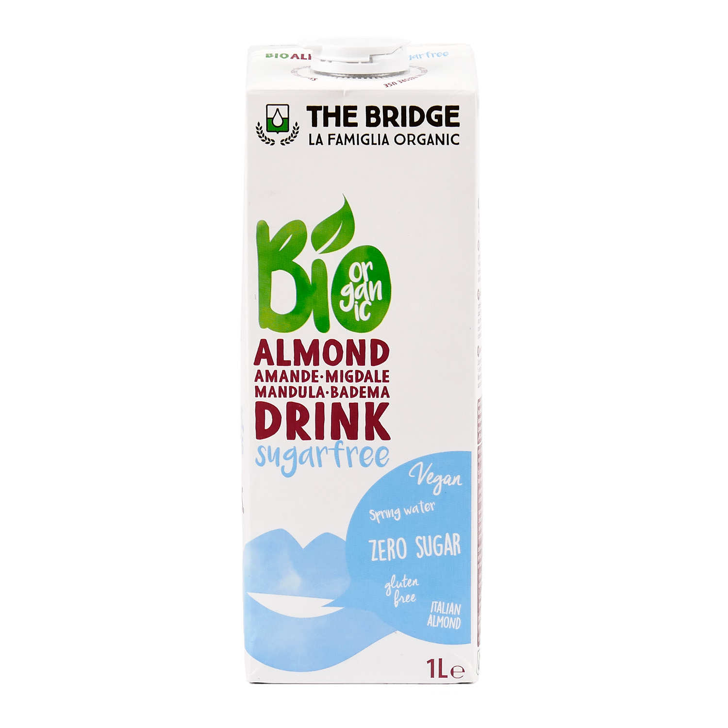 Boisson végétale bio - Amande sans sucres - The Bridge Bio