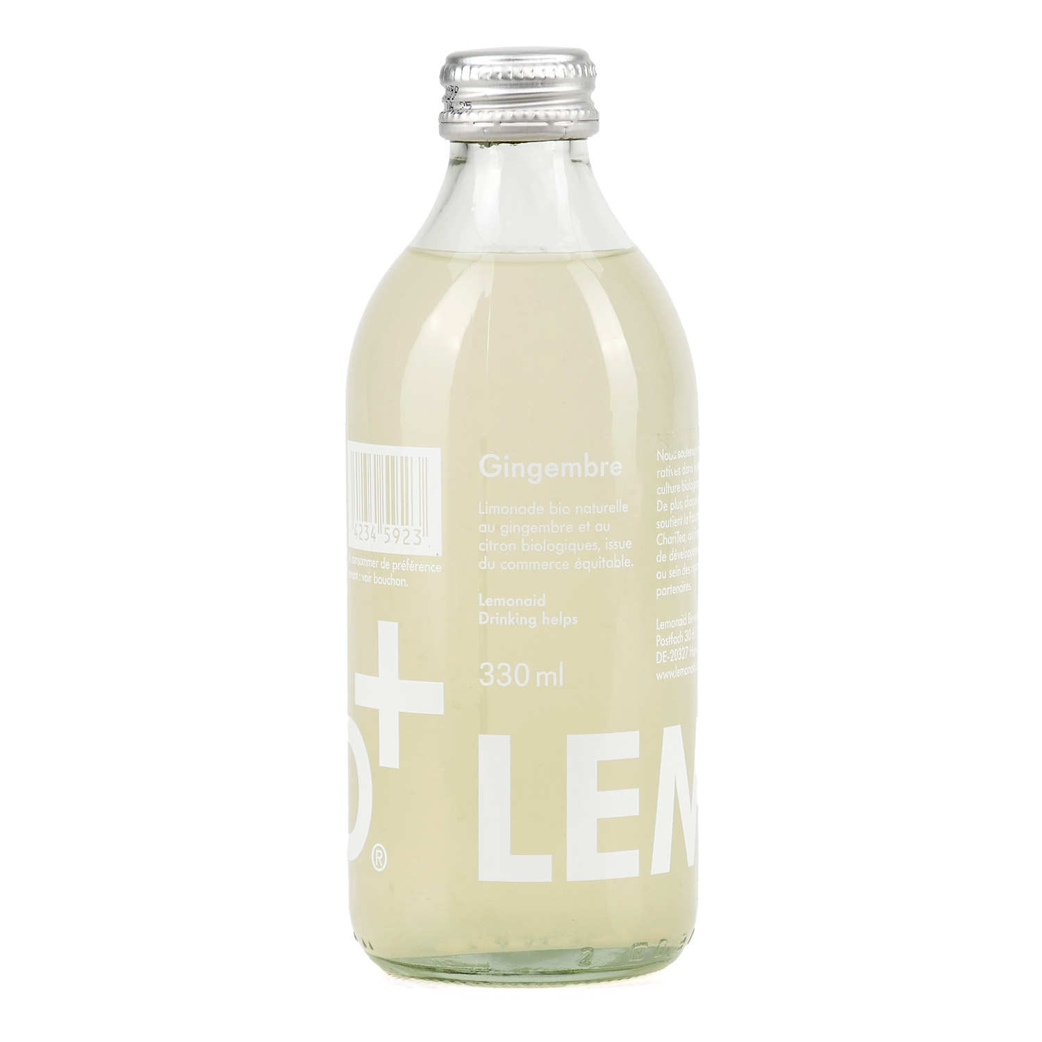 Lemonaid - Limonade au gingembre bio et équitable - Lemonaid