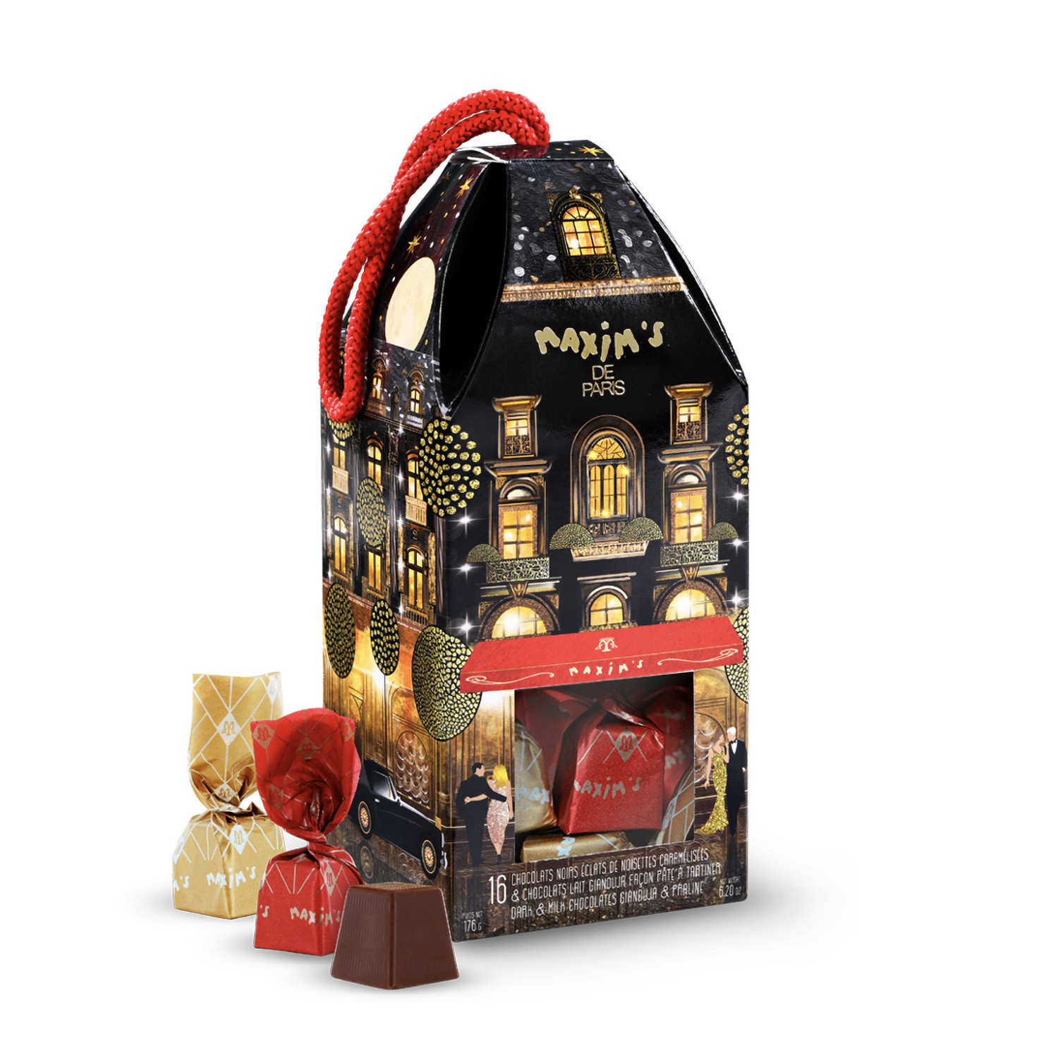 Box de Noël 16 chocolats Maxim's - Maxim's de Paris