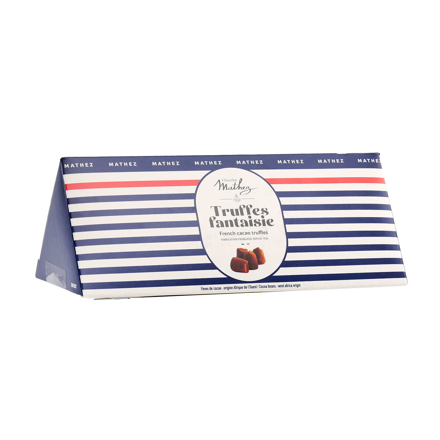 Etui navy de truffes fantaisie nature - Chocolat Mathez