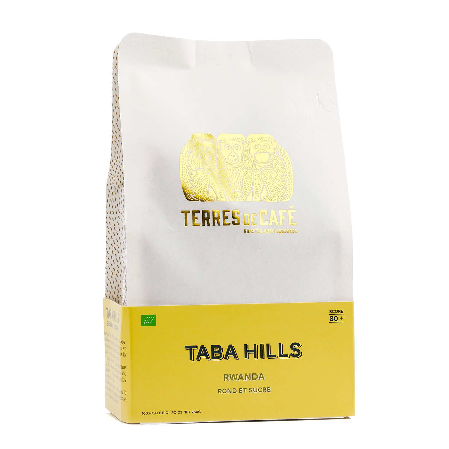 Rwanda Taba Hills Organic Coffee Beans - Specialty Coffee 80+ - Terres ...