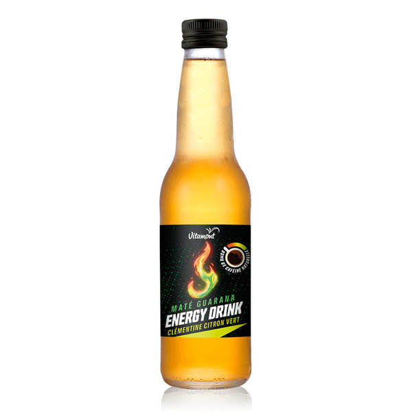 Energy Drink Maté Guarana - Boisson énergisante bio clémentine citron ...