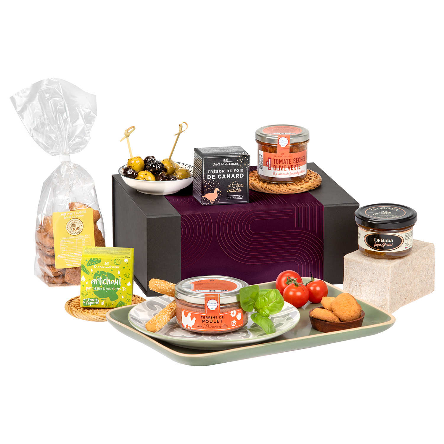 Coffret Cadeau Gourmand "Le bonheur de vivre " - Ducs de gascogne