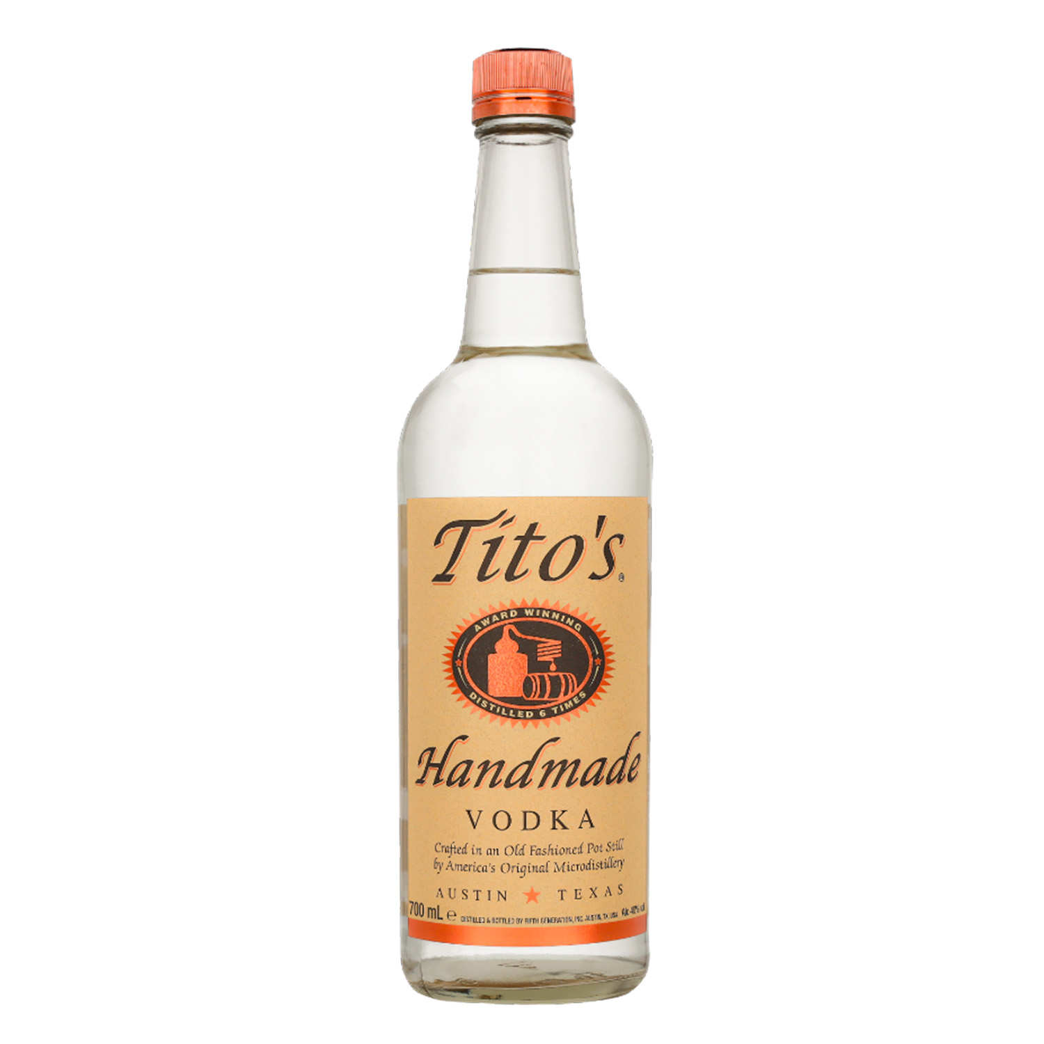 Vodka Tito's handmade USA 40% - Tito's Vodka