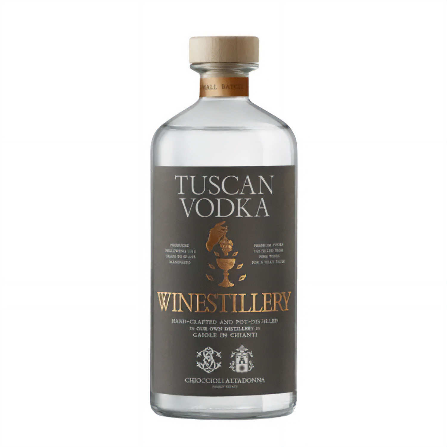 Italian vodka Tuscan Winestillery 42%. - Tuscan