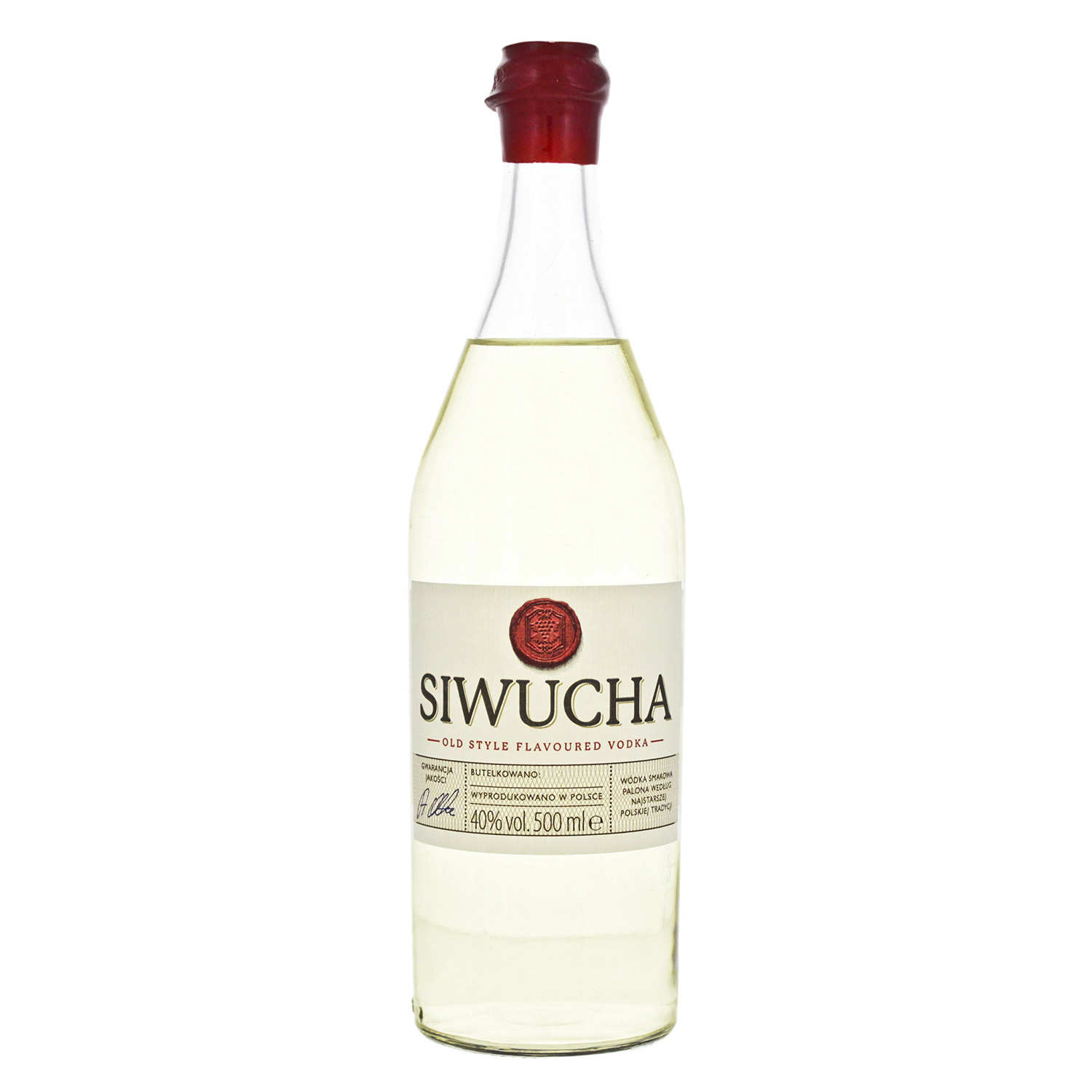 Siwucha Old Fashioned Polish Sloe Berry Flavored Vodka 40% - Siwucha