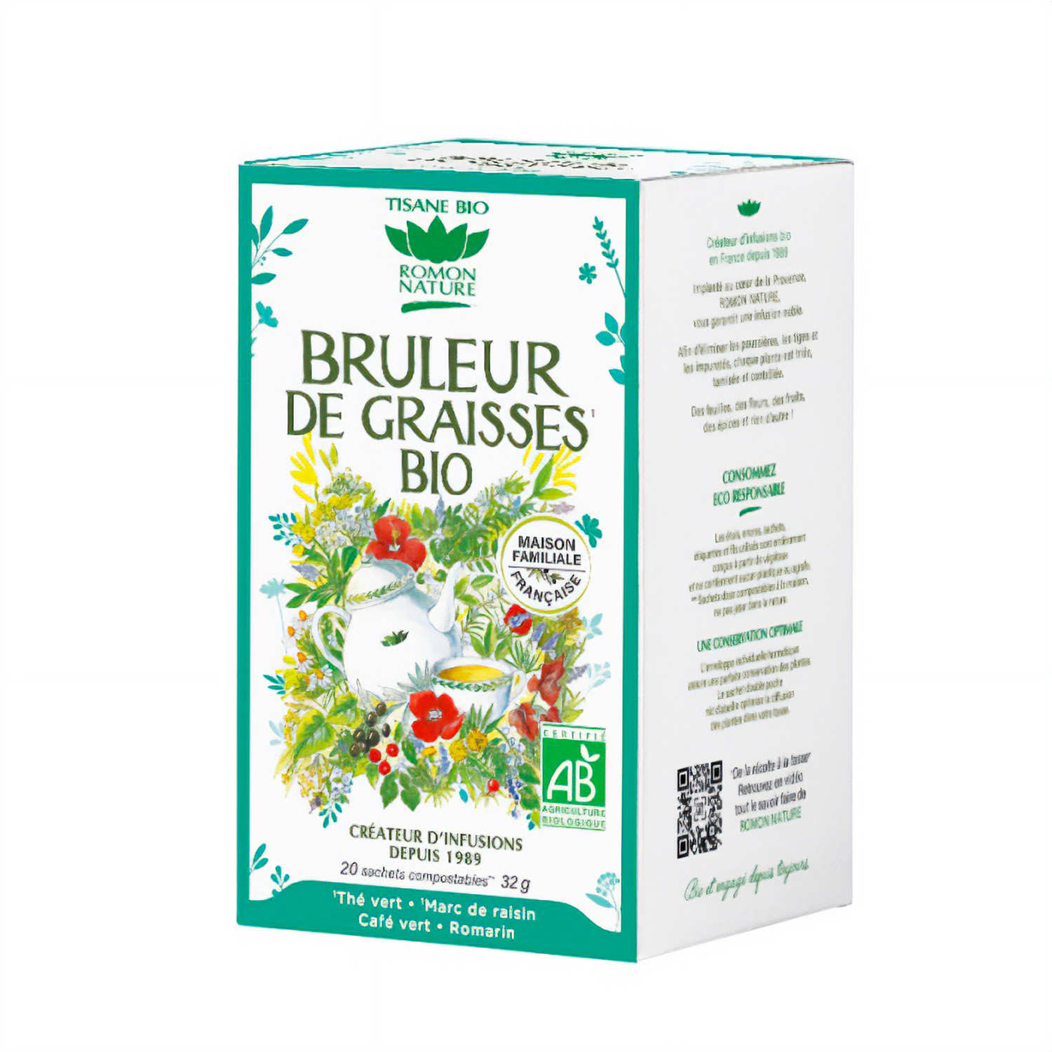 Tisane Bruleur de graisses bio - Romon Nature