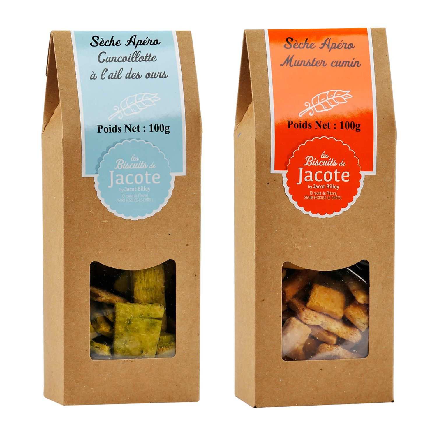 Assortiment de biscuits apéritifs au fromage Biscuits de Jacote - Les ...