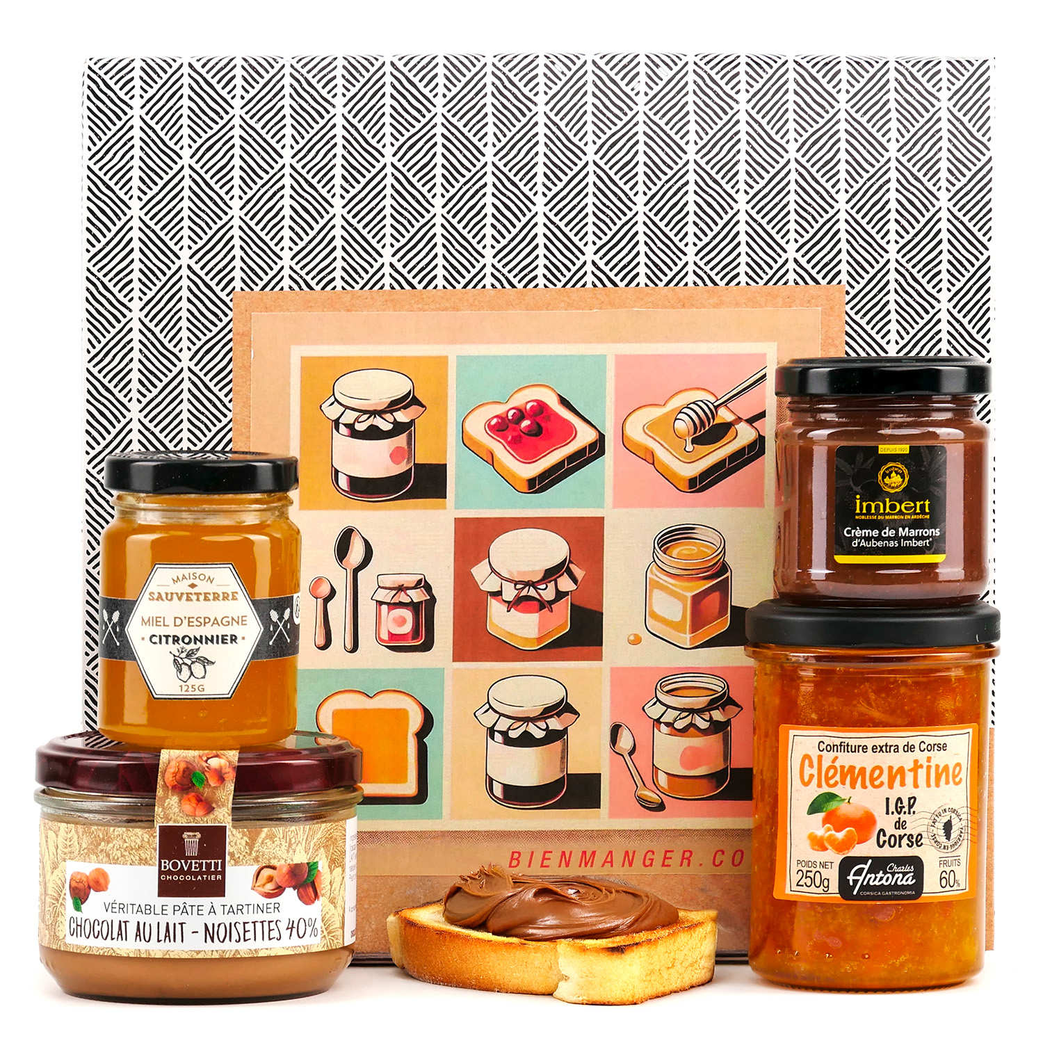 Sweet Toast Gift Box - BienManger Paniers Garnis