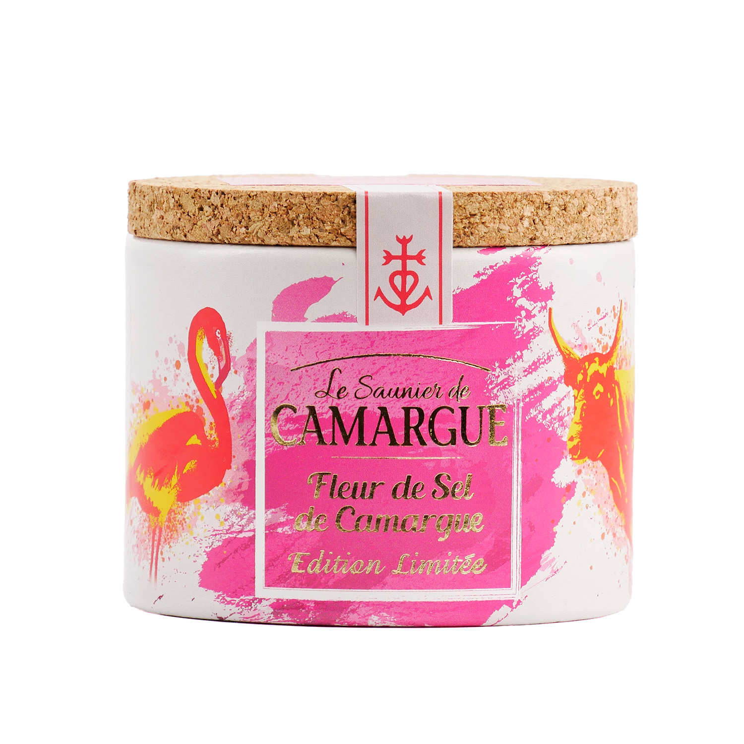 Camargue salt flower Flamingo & Bull - Les Saunier de Camargue