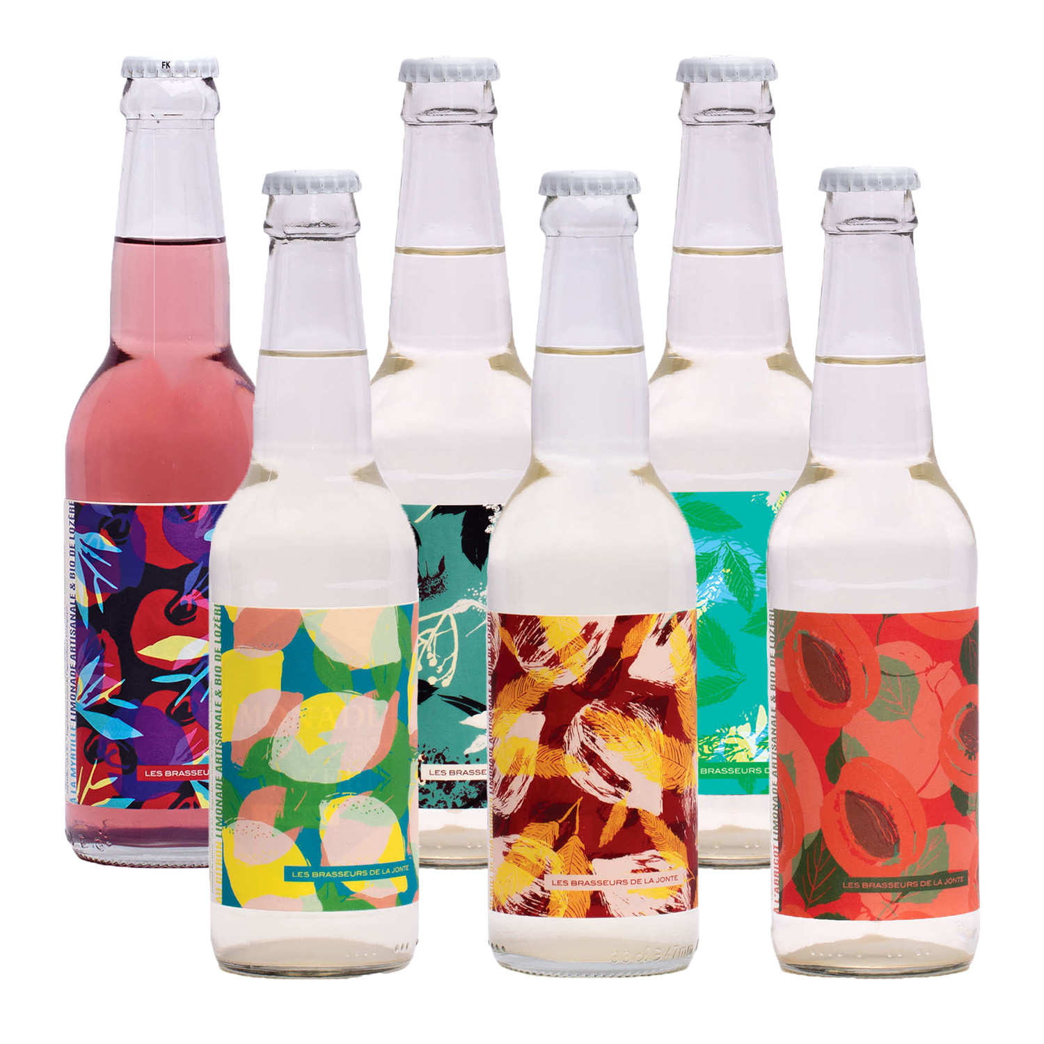 Assortment of 6 organic lemonades from Lozère – Les brasseurs de la ...