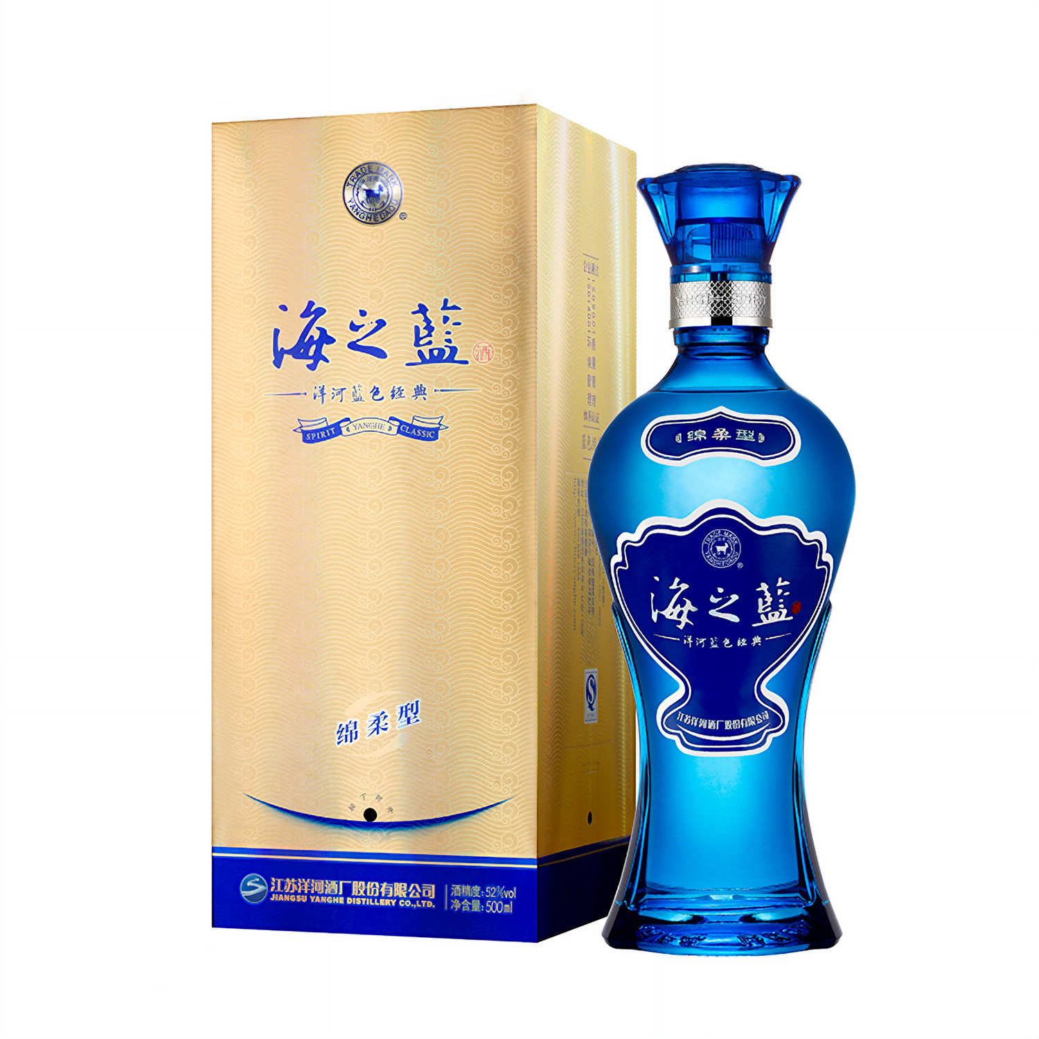 Baijiu-Yanghe Ocean Blue 52% - Yanghe Global