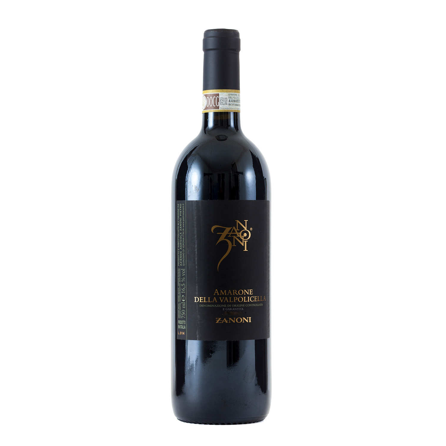 Amarone Della Valpolicella - Red Wine of Italy - Zanoni